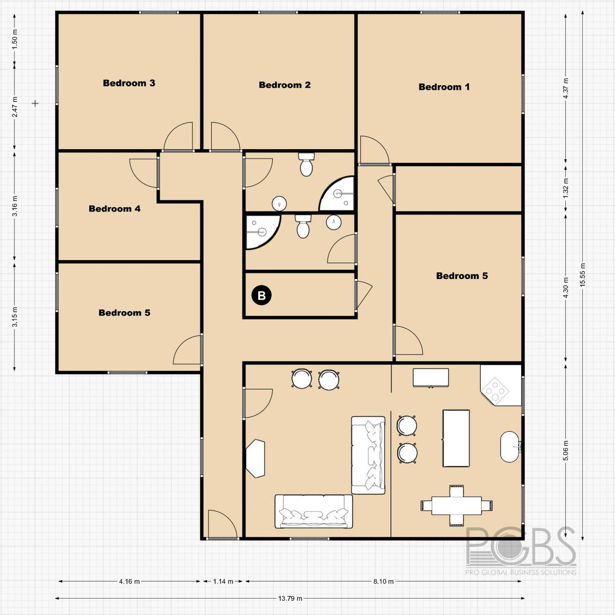 Real Estate Floor Plan Design Samples - PGBS