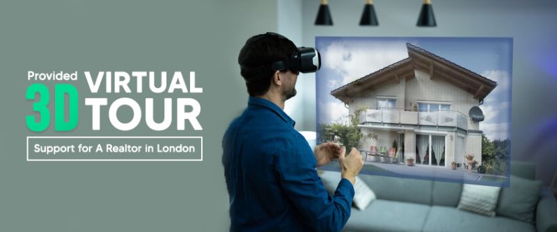 Provided 3D Virtual Tour Support for A Realtor in London - PGBS