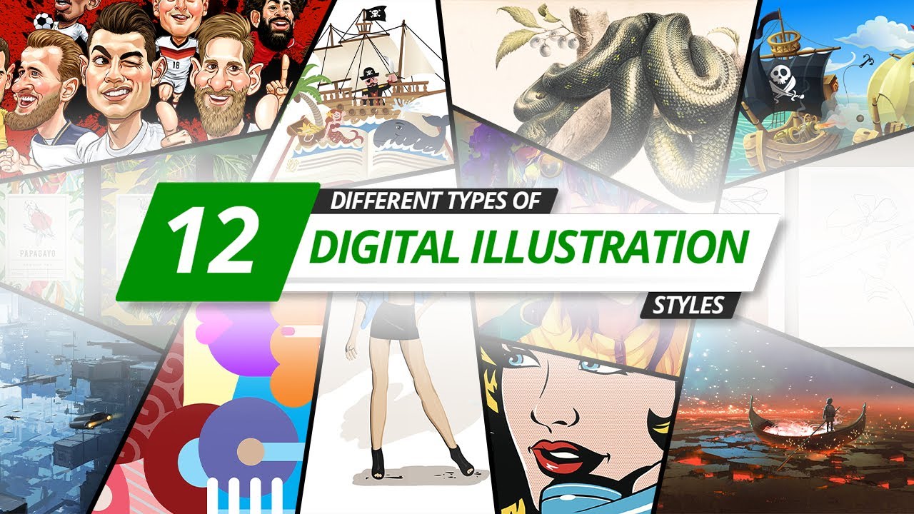 12 Types of Digital Art Styles